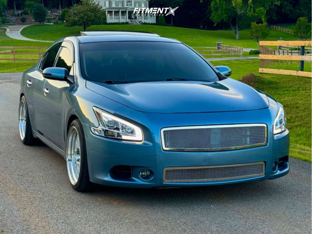 2011 Nissan Maxima SV with 19x9.5 Aodhan Ah02 and Continental 255x30 on ...