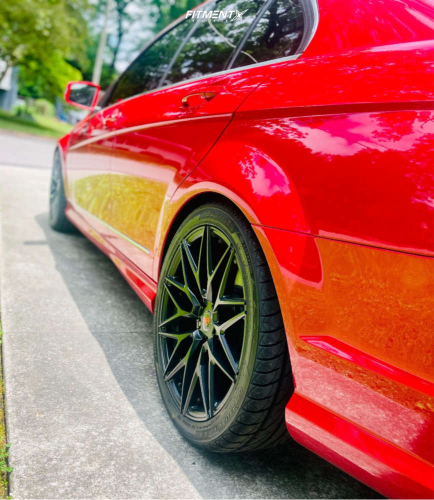 2010 Mercedes-Benz C300 4Matic Sport with 18x8 Revolution Racing Rr18 ...