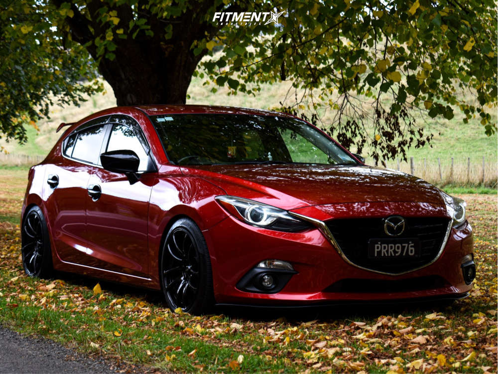 2015 Mazda 3 Sport GT with 18x8.5 Vors Tr4 and Nankang 225x45 on ...