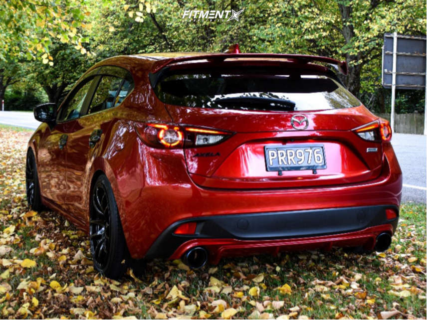 2015 Mazda 3 Sport GT with 18x8.5 Vors Tr4 and Nankang 225x45 on ...