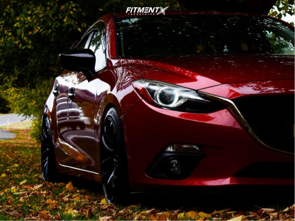 2015 Mazda 3 Sport GT with 18x8.5 Vors Tr4 and Nankang 225x45 on ...