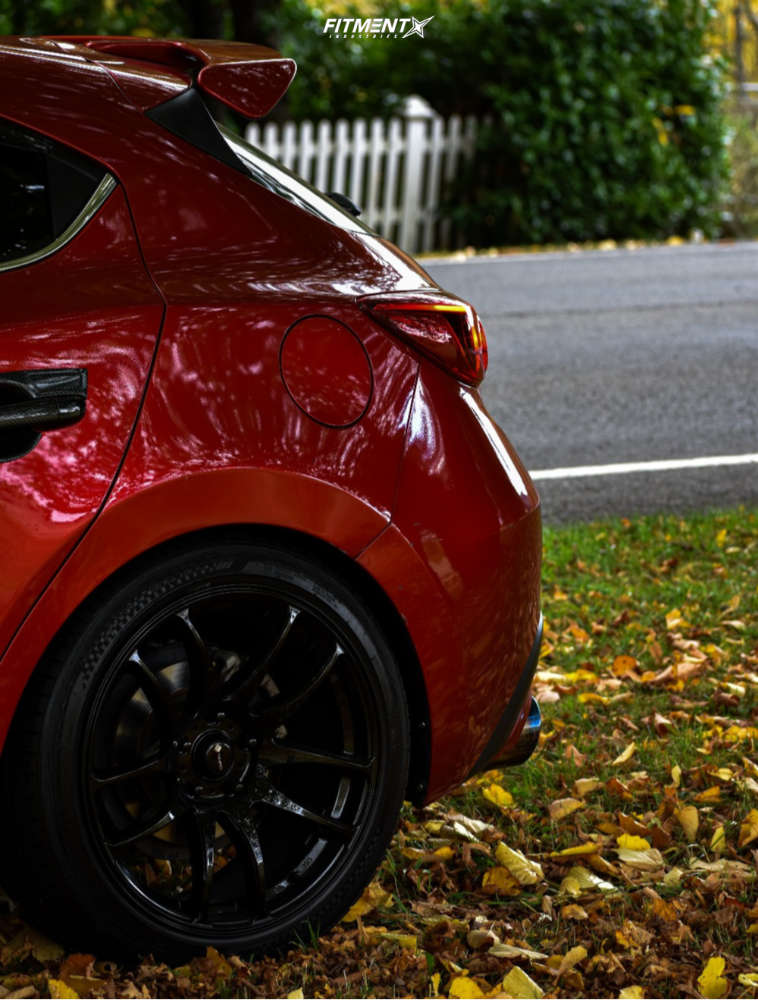 2015 Mazda 3 Sport GT with 18x8.5 Vors Tr4 and Nankang 225x45 on ...