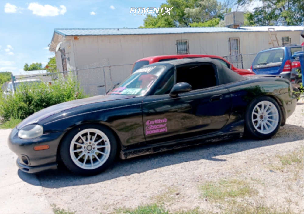 1999 Mazda Miata 10th Anniversary with 15x9 Konig Dial In and Nitto ...