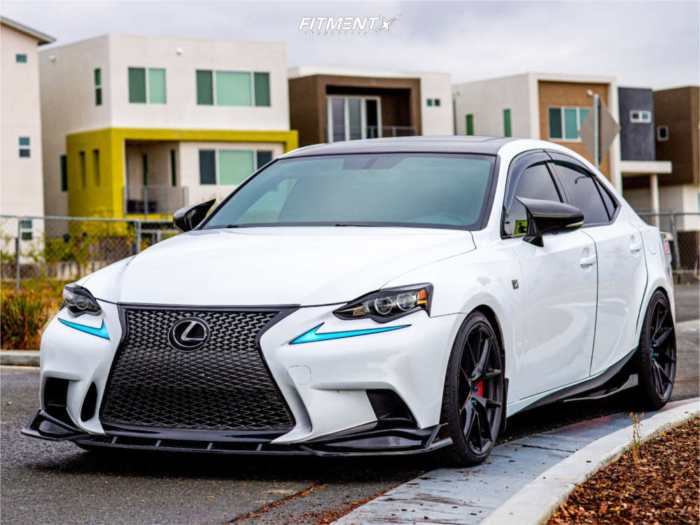 2014 Lexus IS350 F Sport with 19x9.5 Aodhan Aff7 and Continental 235x35 ...