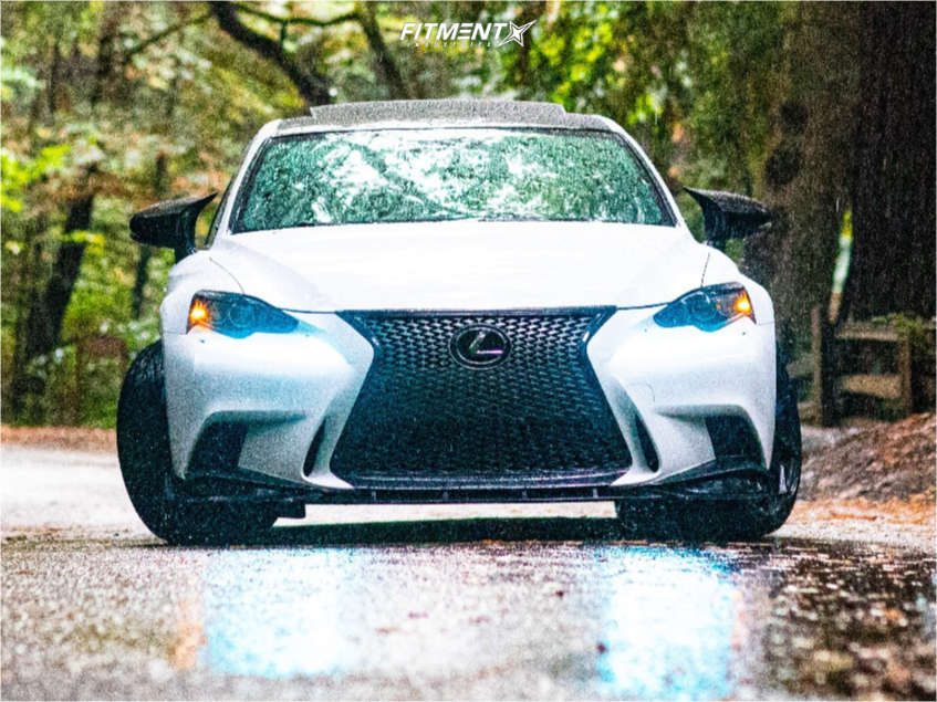 2014 Lexus IS350 F Sport with 19x9.5 Aodhan Aff7 and Continental 235x35 ...