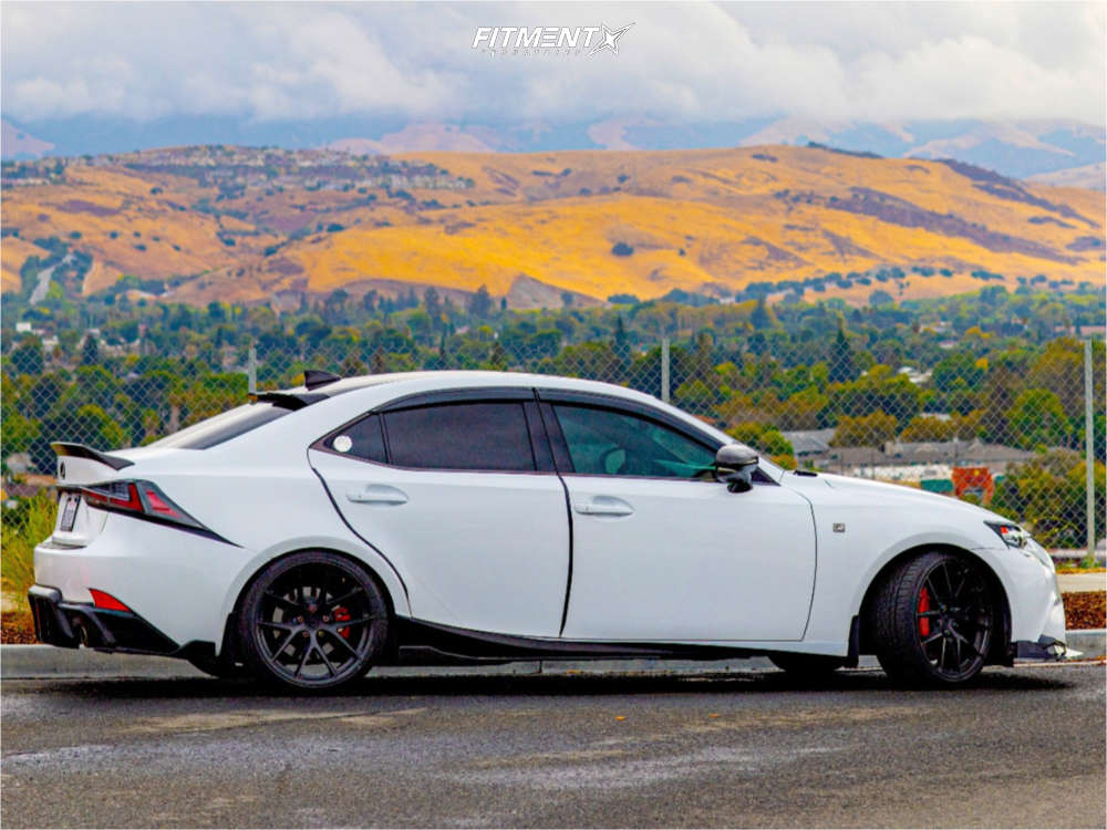 2014 Lexus IS350 F Sport with 19x9.5 Aodhan Aff7 and Continental 235x35 ...