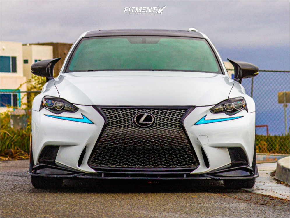 2014 Lexus IS350 F Sport with 19x9.5 Aodhan Aff7 and Continental 235x35 ...