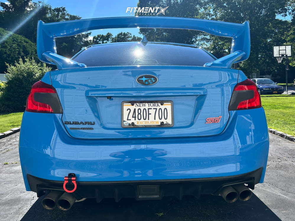 2016 Subaru WRX STI Series.HyperBlue with 19x9.5 ESR Cs8 and Michelin ...