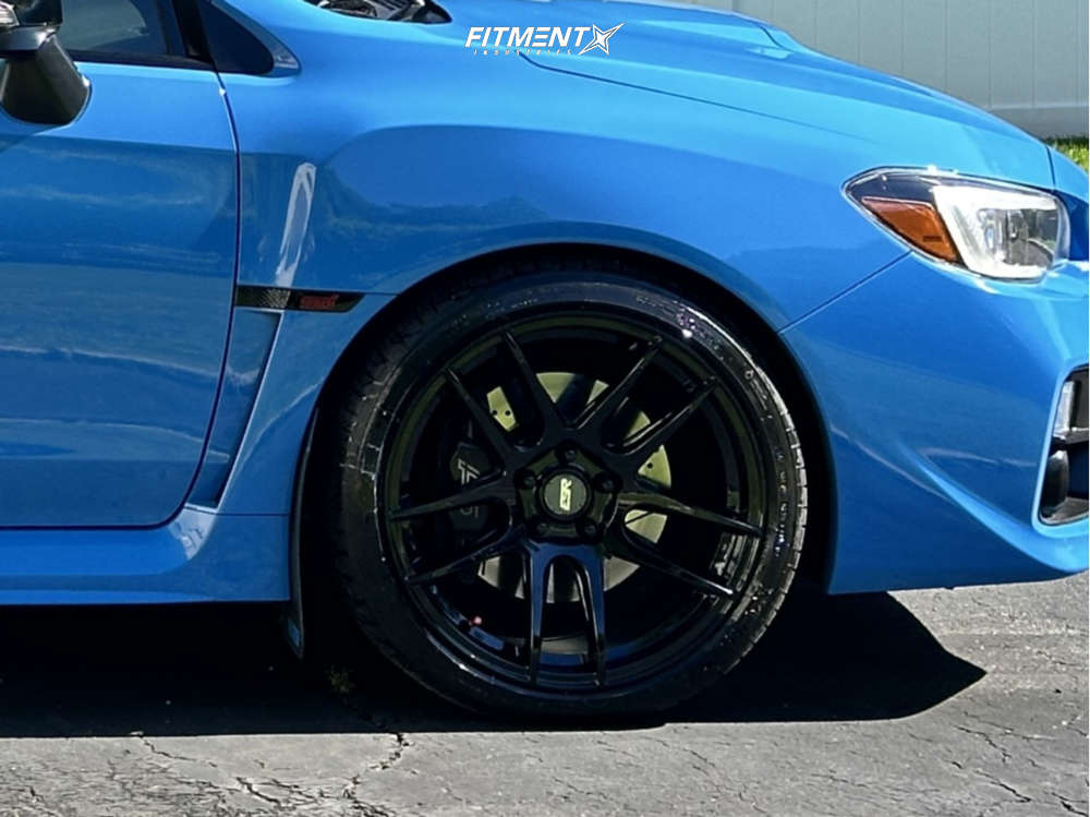 2016 Subaru WRX STI Series.HyperBlue with 19x9.5 ESR Cs8 and Michelin ...