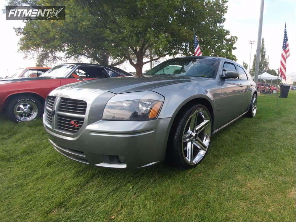 Silver Dodge Magnum Custom