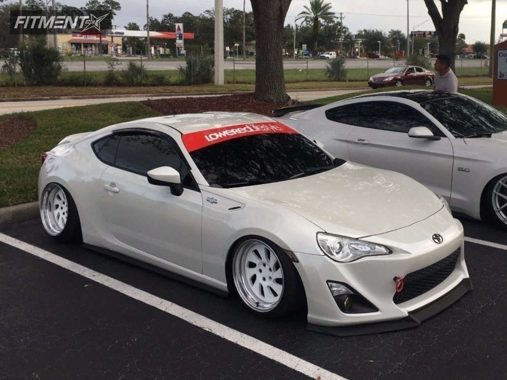 2013 Scion FR-S Base with 17x9.5 Rotiform Wrw and Ohtsu 205x40 on Air ...