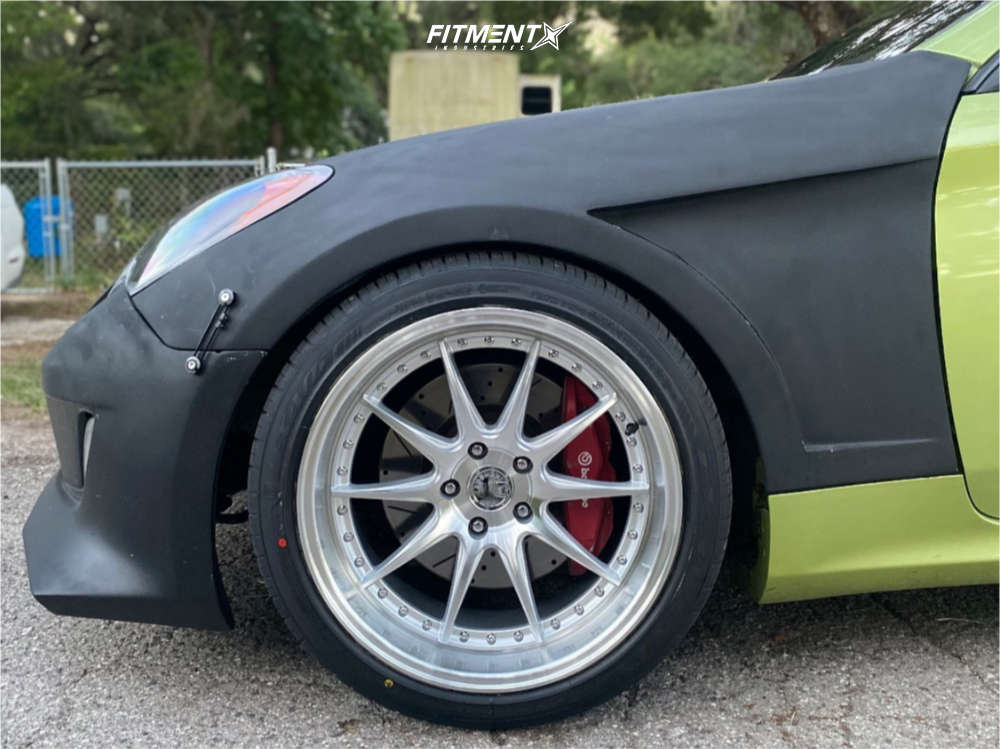 2010 Hyundai Genesis Coupe 3.8 Track with 19x10.5 Aodhan Ds07 and ...