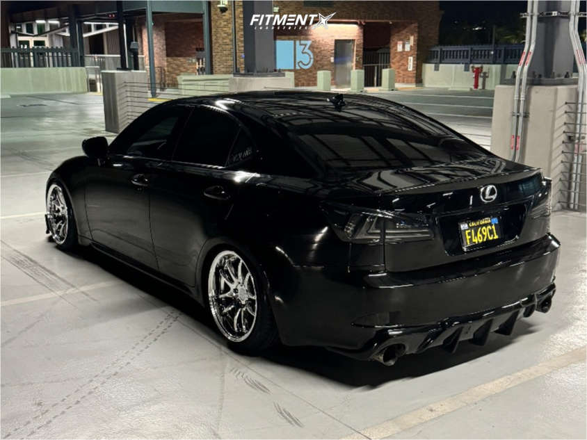 2008 Lexus IS250 Base with 18x9.5 Aodhan Ds02 and Forceum 225x45 on ...