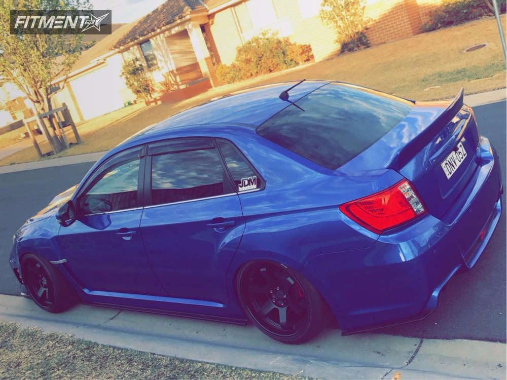 2013 Subaru WRX Base with 18x10.5 Rota Grid and Continental 255x40 on ...