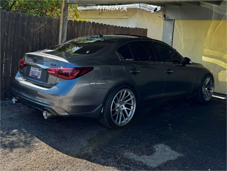 2019 INFINITI Q50 Luxe with 20x10.5 Anovia Elder and Lexani 255x35 on ...