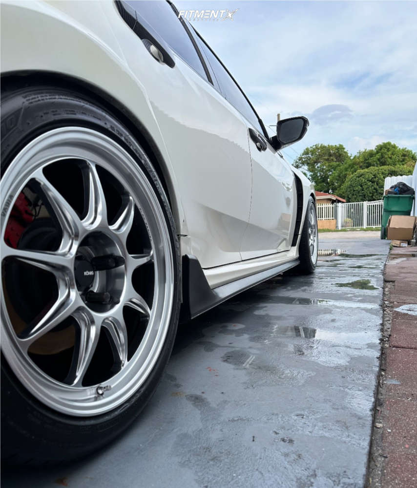 2019 Honda Civic Type R with 18x9.5 Konig Countergram and Falken 255x40 ...