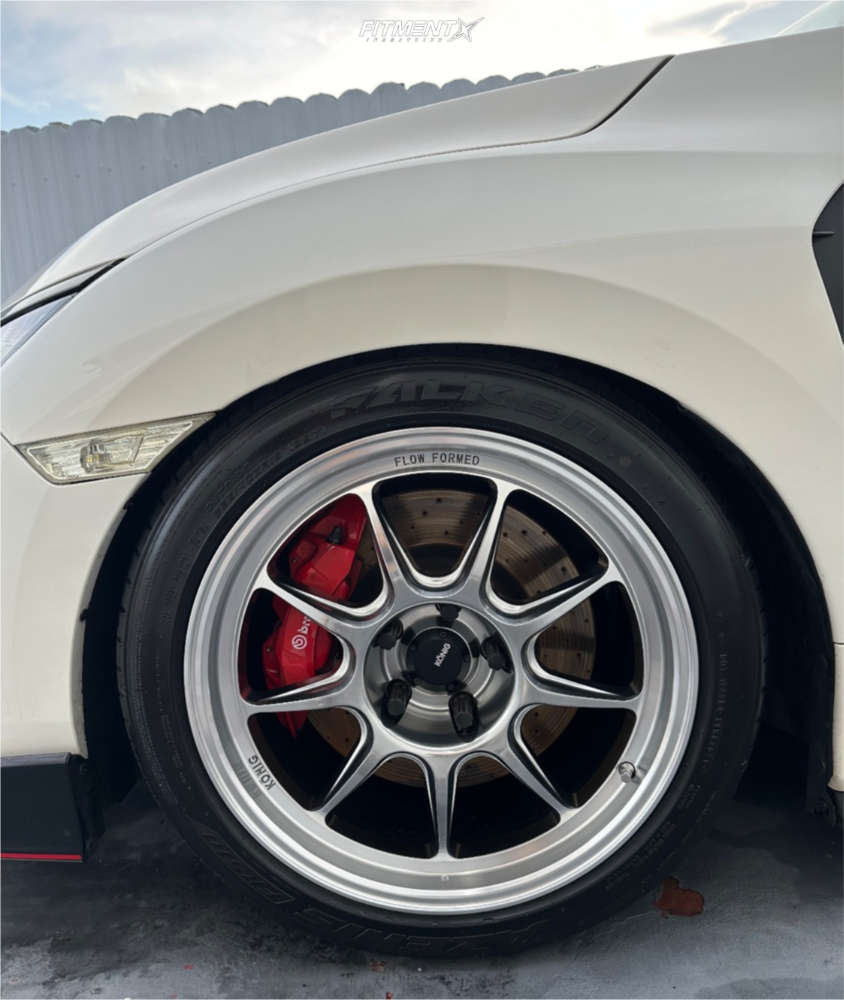 2019 Honda Civic Type R with 18x9.5 Konig Countergram and Falken 255x40 ...