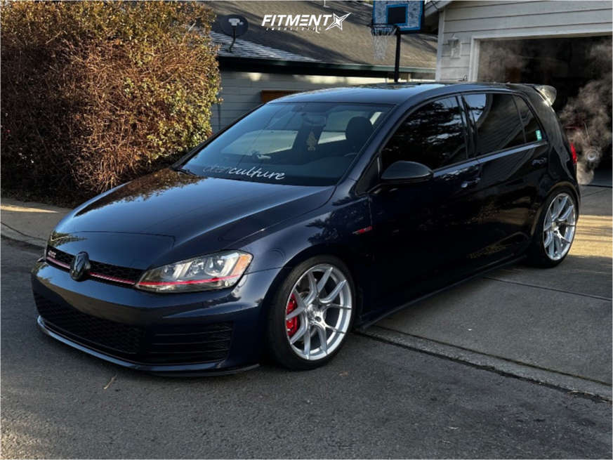 2017 Volkswagen GTI Sport with 18x8.5 Aodhan Ah11 and Firestone 225x40 ...
