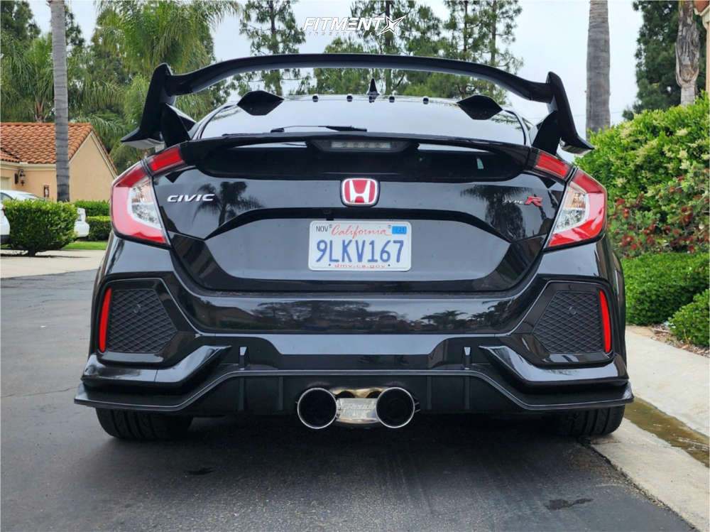 2017 Honda Civic Type R with 18x9.5 Enkei Ts-5 and Lexani 265x35 on ...