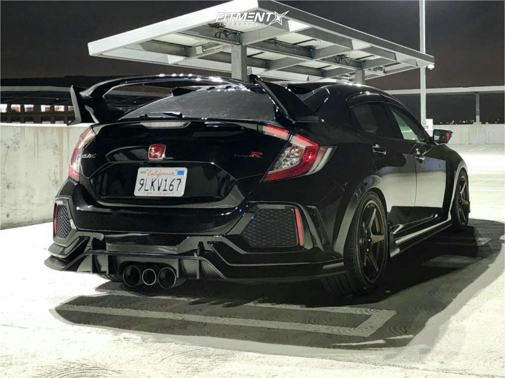 2017 Honda Civic Type R with 18x9.5 Enkei Ts-5 and Lexani 265x35 on ...