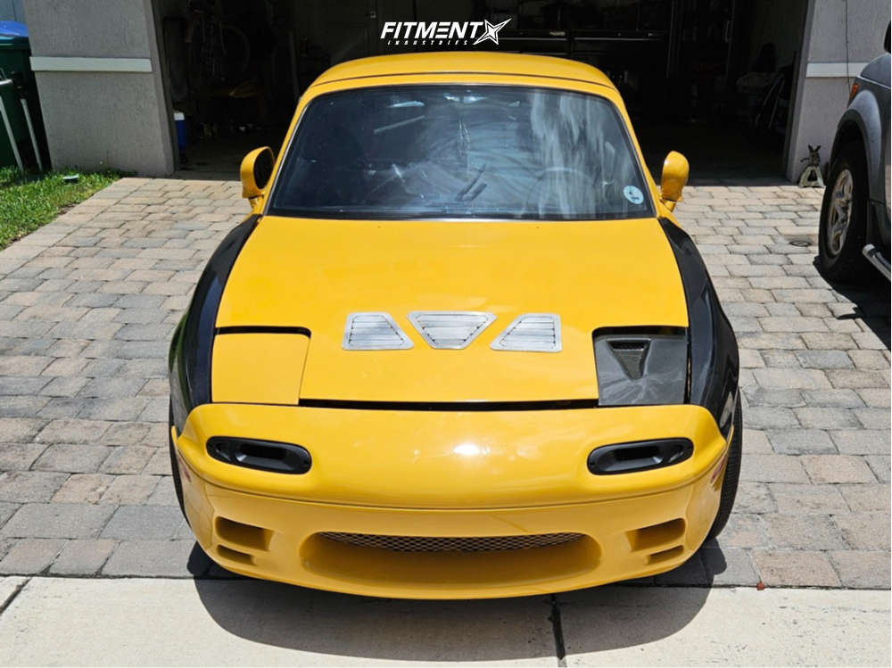 1994 Mazda Miata Base with 15x8 Enkei Compe and Accelera 195x65 on ...