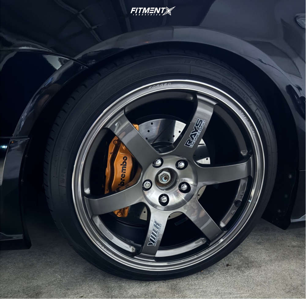 2008 Acura TL Type-S with 18x9.5 Volk Te37 Saga Sl and Toyo Tires ...