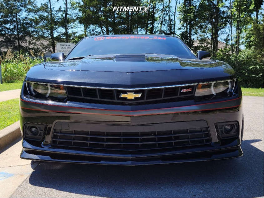 2015 Chevrolet Camaro SS with 20x10 MRR M228 and Mickey Thompson 275x40 ...