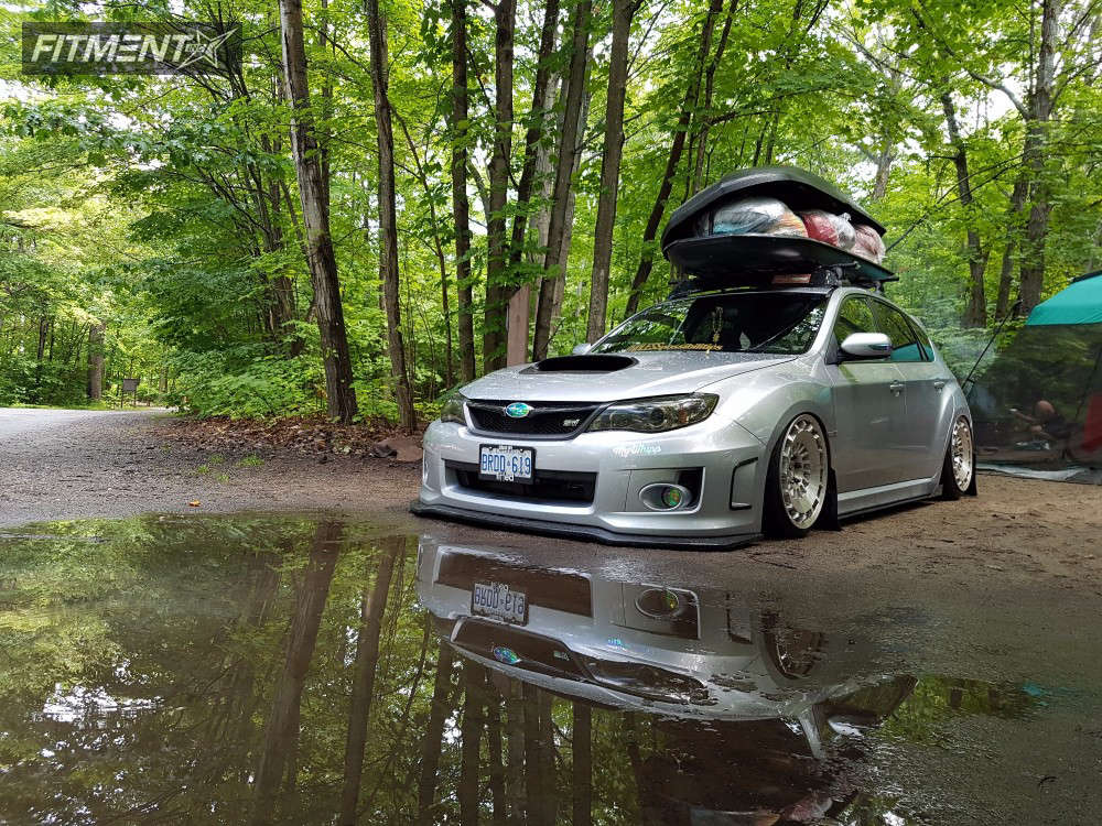 2013 Subaru WRX STI Base with 18x9.5 Rotiform Ccv and Nankang 215x40 on ...