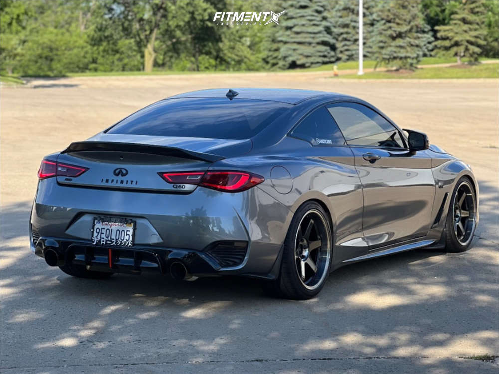 2017 INFINITI Q60 Premium with 19x10.5 Volk Te37sl and Hankook 265x35 ...
