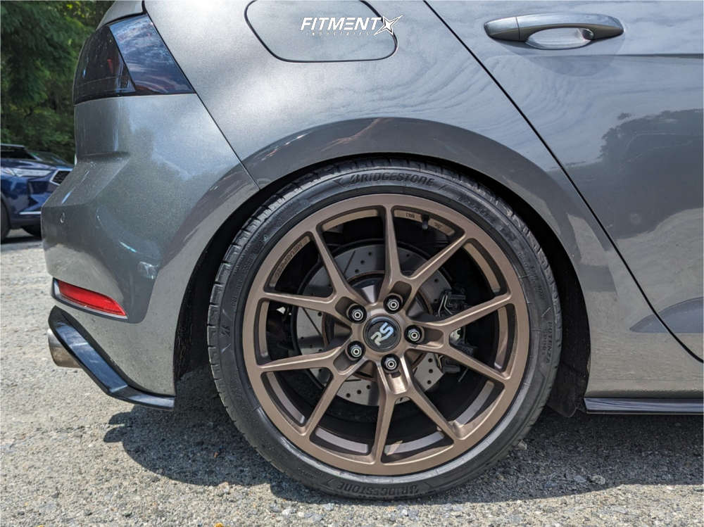 2019 Volkswagen Golf R Base with 18x8.5 Neuspeed Rse10 and Bridgestone ...