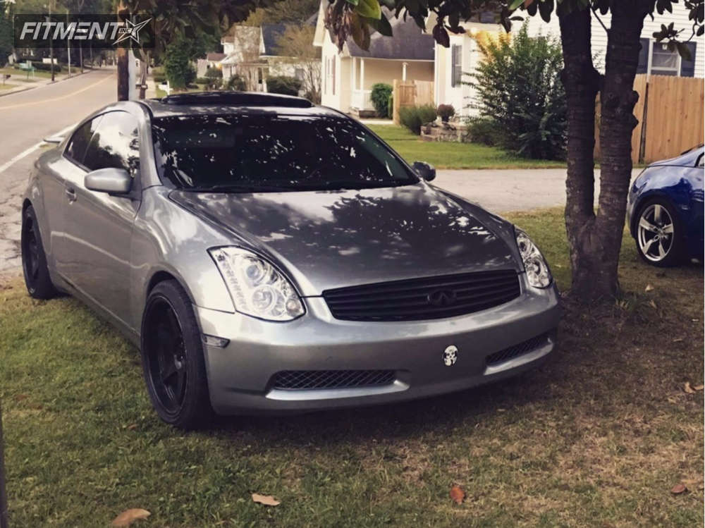 2003 INFINITI G35 Base with 19x9.5 Varrstoen Es2 and Yokohama 235x45 on ...
