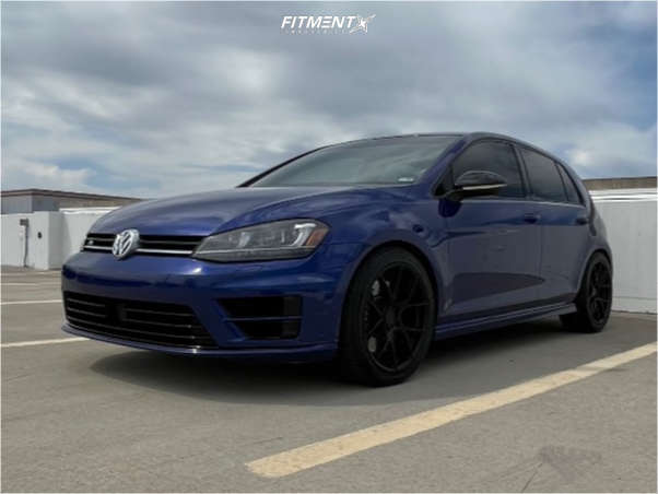 2017 Volkswagen Golf R Base with 18x8.5 Aodhan Ah11 and Kumho 245x35 on ...