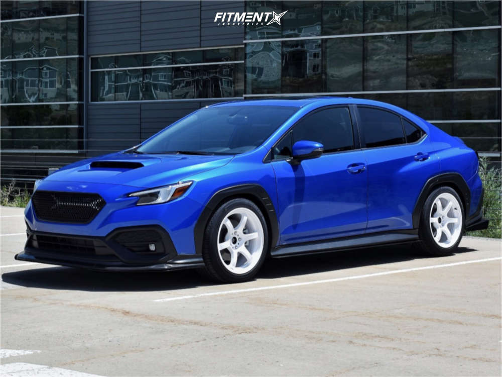 2022 Subaru WRX Limited with 18x9.5 Gram Lights 57dr and Michelin ...