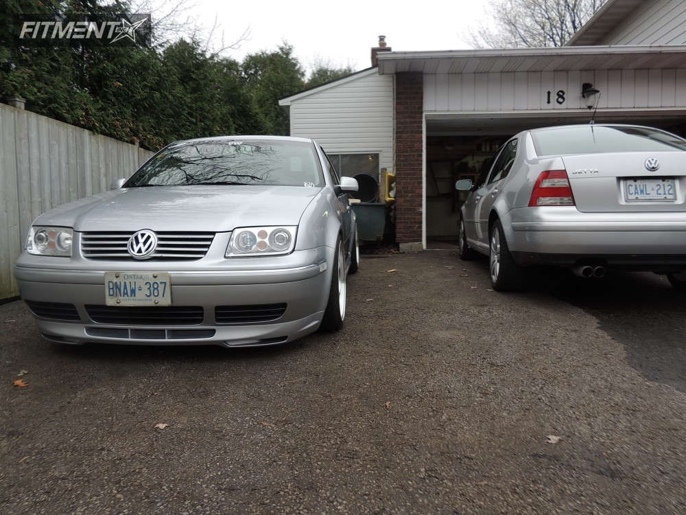 2004 Volkswagen Jetta GLS with 18x8.5 Alzor 881 and Continental 215x40 ...