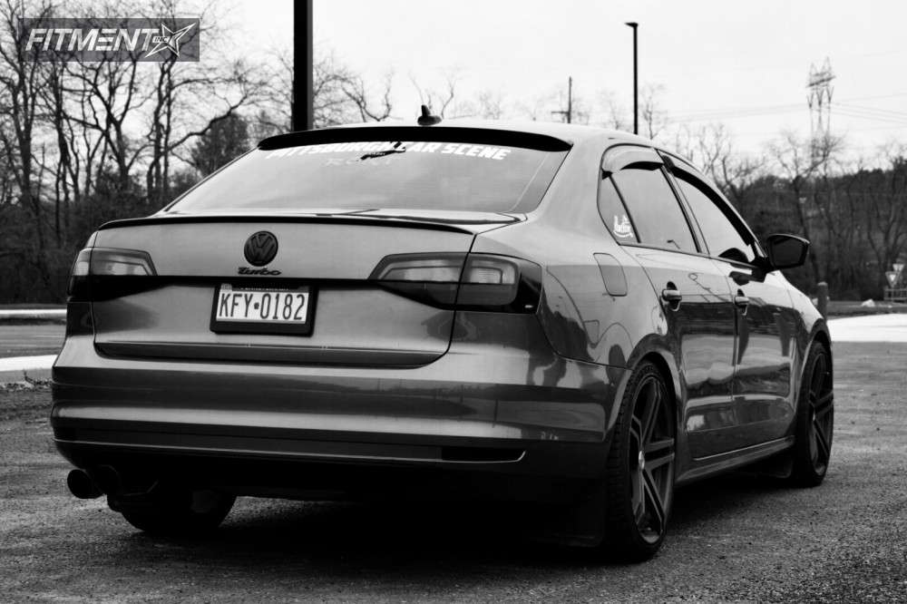 2016 Volkswagen Jetta Sport with 19x8.5 Axis XQ and Kinforest 235x35 on ...
