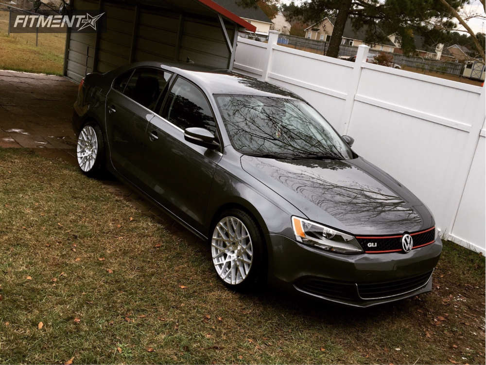 2014 Volkswagen Jetta GLI with 18x9.5 Rotiform Blq and Continental ...