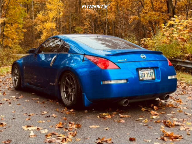 2003 Nissan 350Z Touring with 18x9.5 Konig Dekagram and Arroyo 245x40 ...