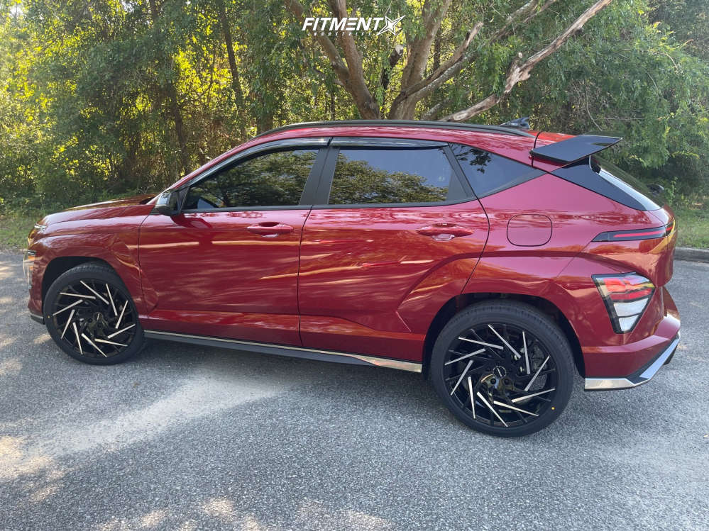 2024 Hyundai Kona N Line with 20x8.5 Strada Nido and Lexani 245x40 on ...