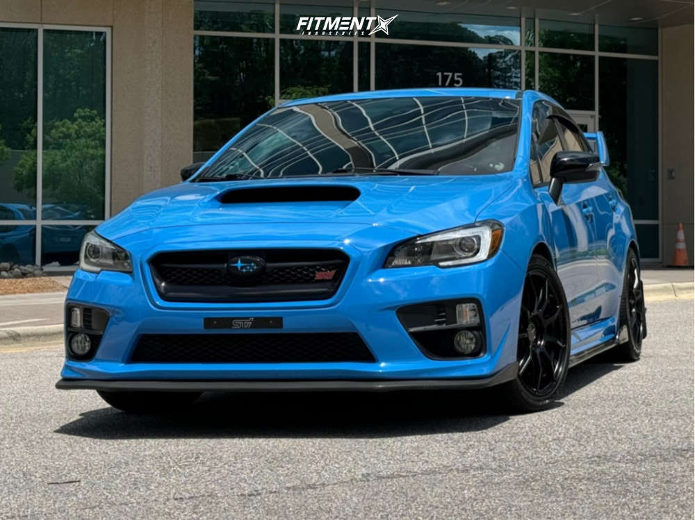 2016 Subaru WRX STI Series.HyperBlue with 18x8.5 Enkei Ts9 and Kumho ...