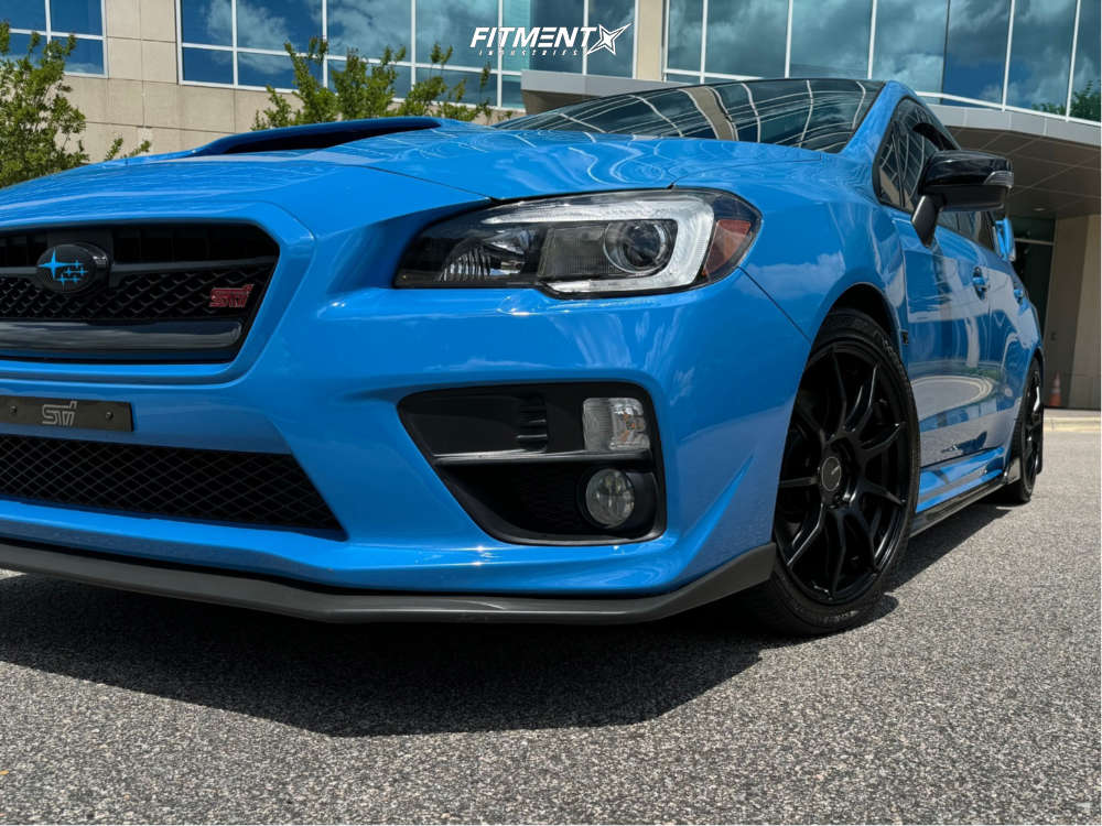 2016 Subaru WRX STI Series.HyperBlue with 18x8.5 Enkei Ts9 and Kumho ...