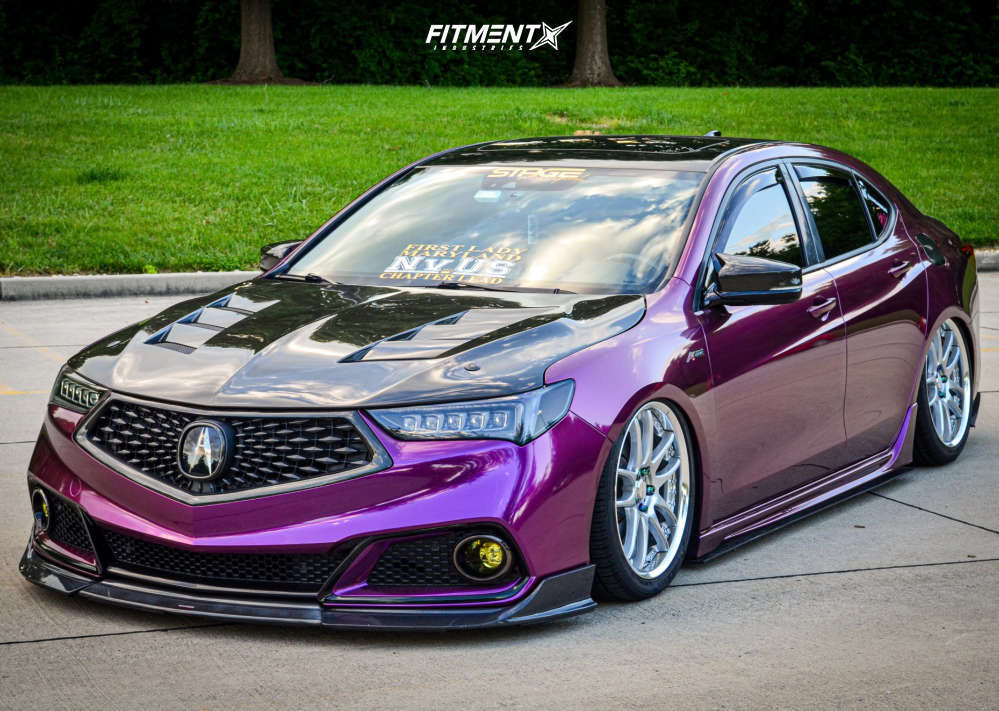 2020 Acura TLX Base with 19x8.5 Work Emotion Cr 3p and Falken 235x40 on ...
