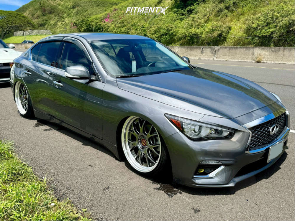 2021 INFINITI Q50 Luxe with 20x9 Aimgain G2M and Nitto 225x35 on Air ...