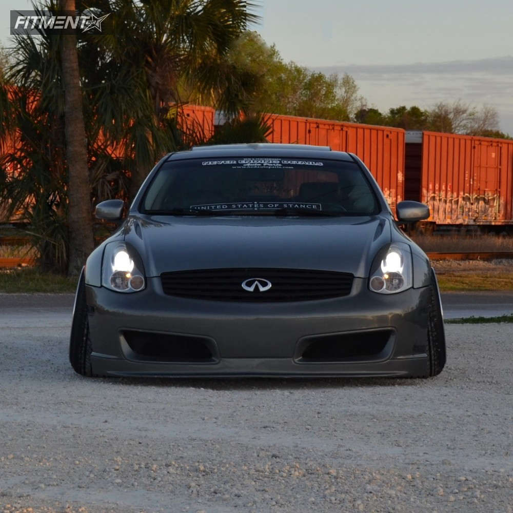 2006 INFINITI G35 2dr Coupe (3.5L 6cyl 6M) with 19x12 Weds Cerberus II ...