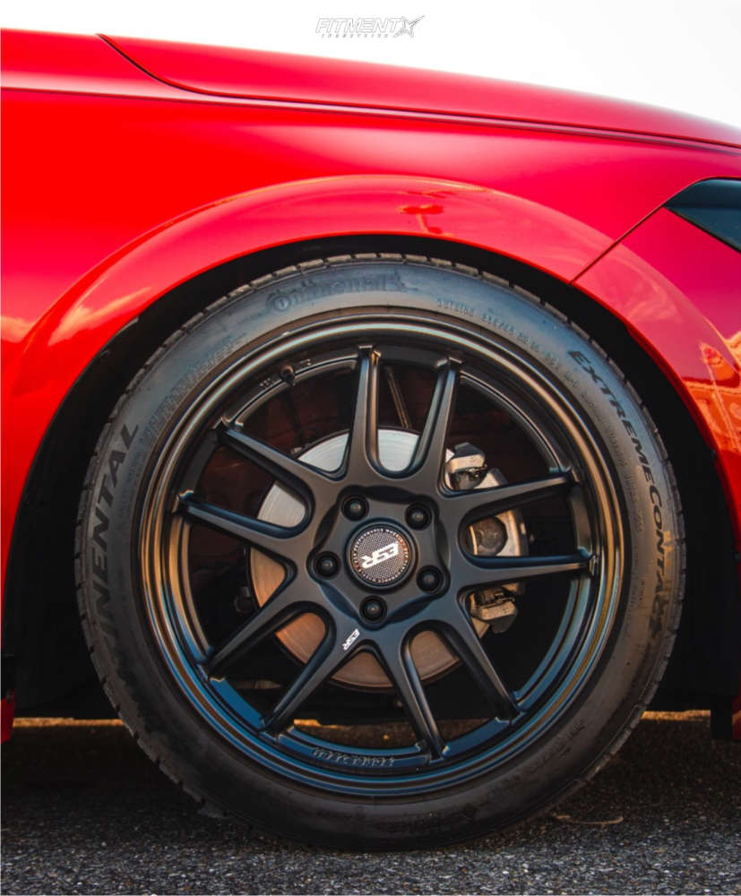 2022 Honda Civic EX with 18x8.5 ESR Ap8 and Continental 235x40 on ...