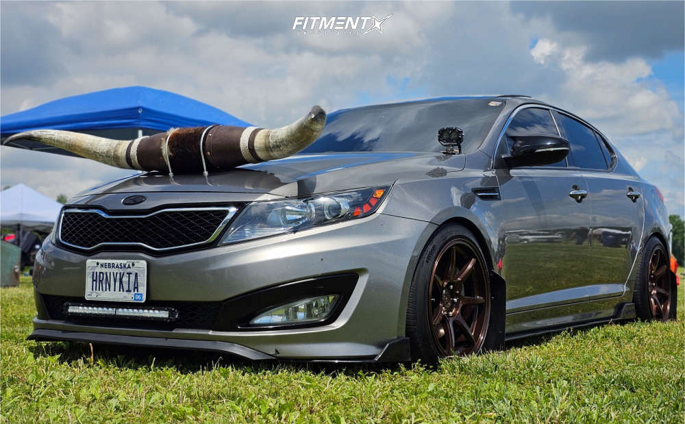 2012 Kia Optima SX with 18x9.5 Anovia Kano and Continental 225x45 on ...