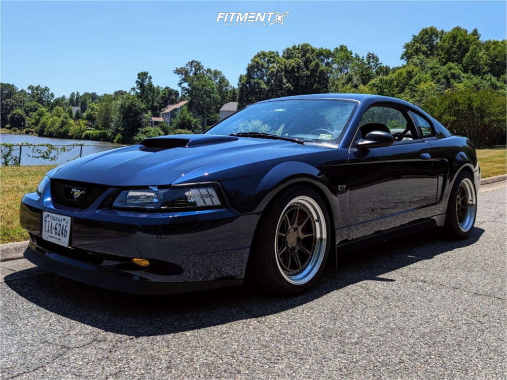 2001 Ford Mustang GT Bullitt with 18x9.5 Aodhan Ds-x and Continental ...