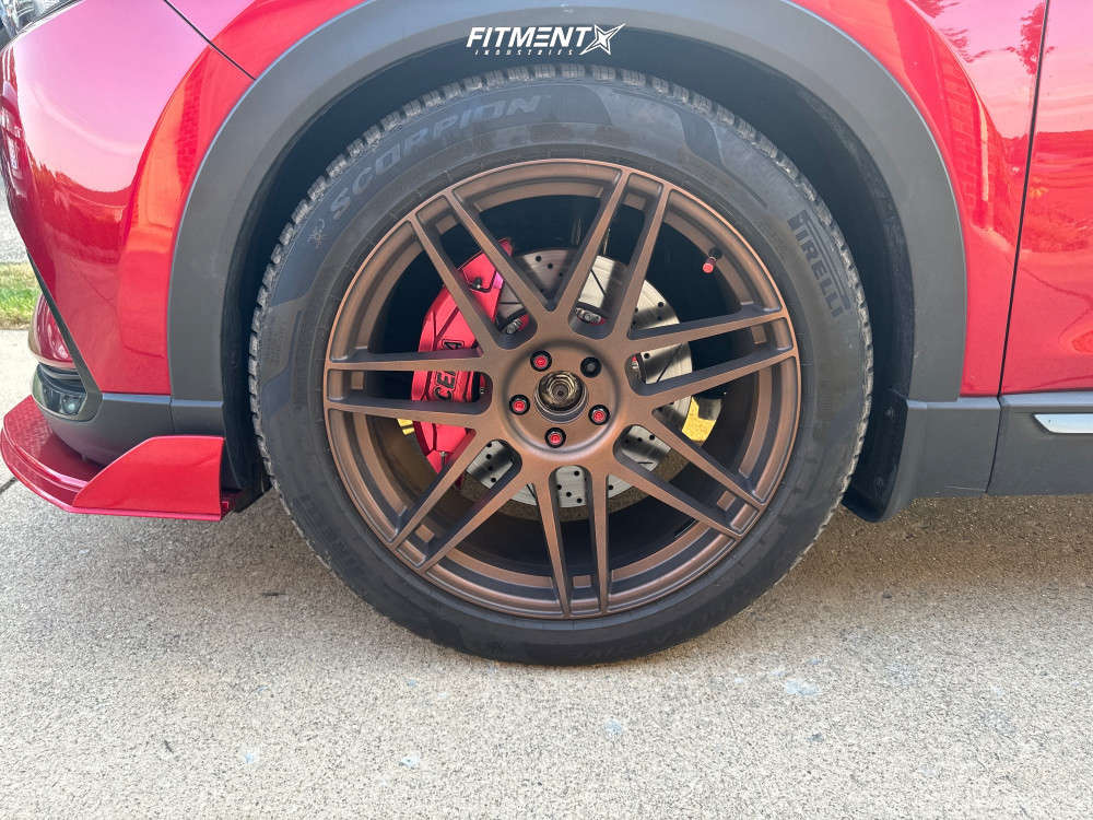 2021 Mazda CX-9 Grand Touring with 22x10 Curva Cff300 and Pirelli ...