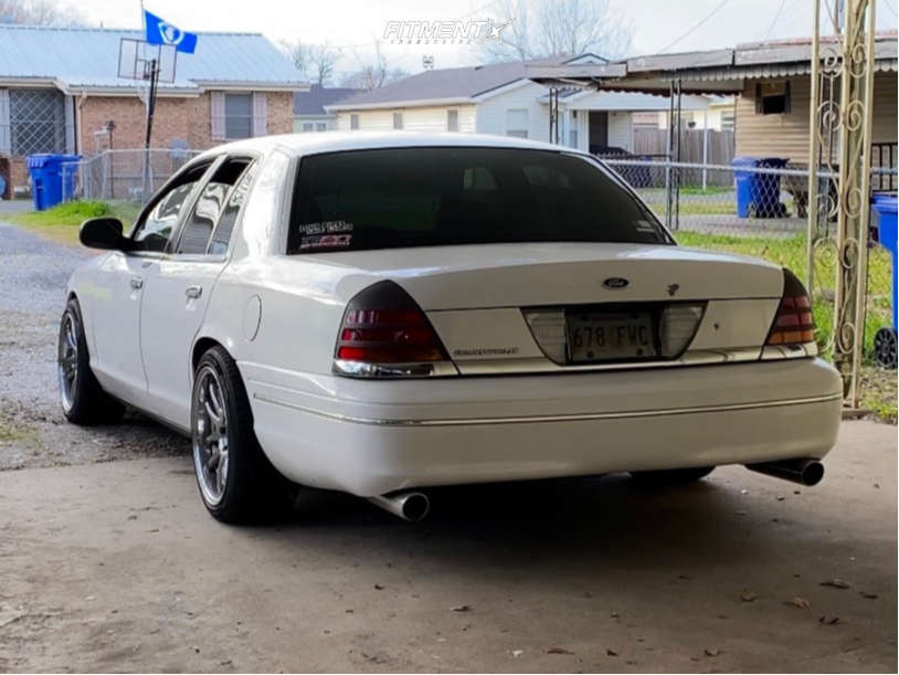 2003 Ford Crown Victoria LX with 18x9.5 Aodhan Ds02 and Lexani 245x40 ...