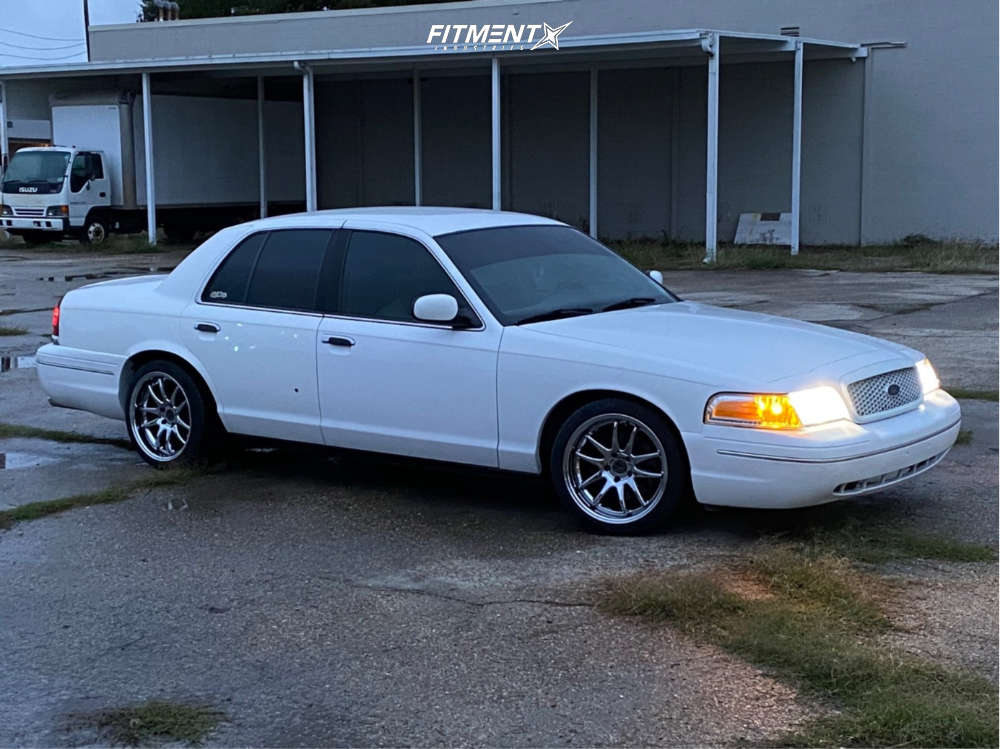 2003 Ford Crown Victoria LX with 18x9.5 Aodhan Ds02 and Lexani 245x40 ...
