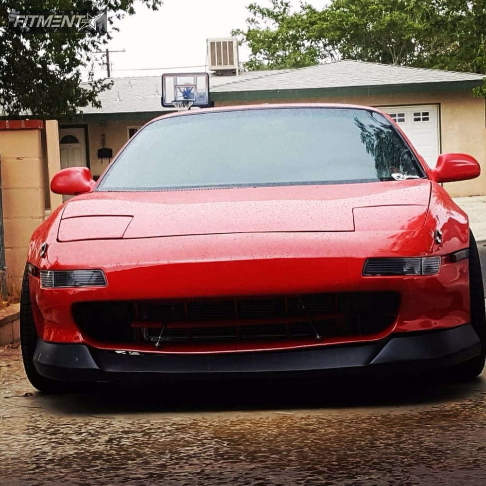 1991 Toyota MR2 Base with 17x9 STR 514 and Delinte 225x45 on Lowering ...